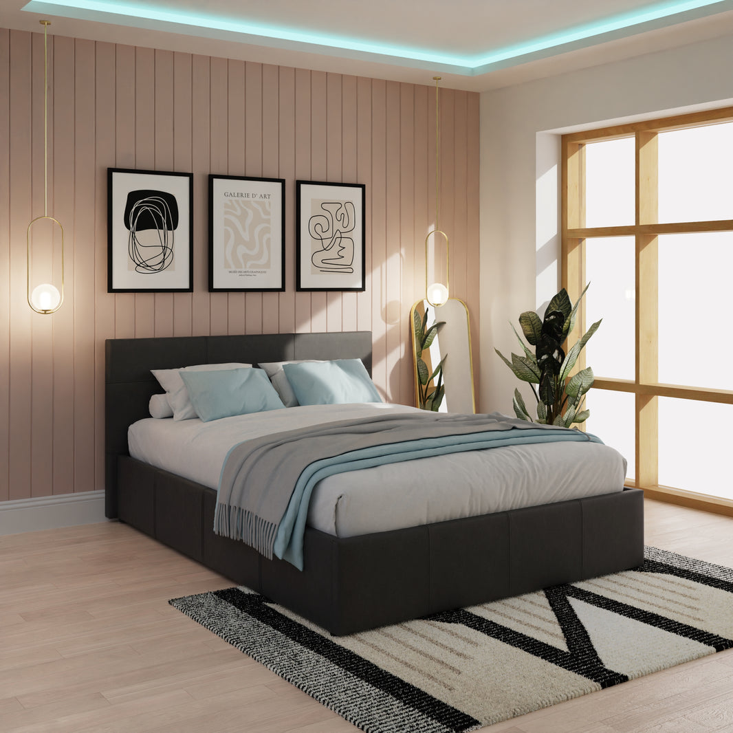 Single Ottoman Beds | Storage Beds with Free Delivery – Bed Factory Direct